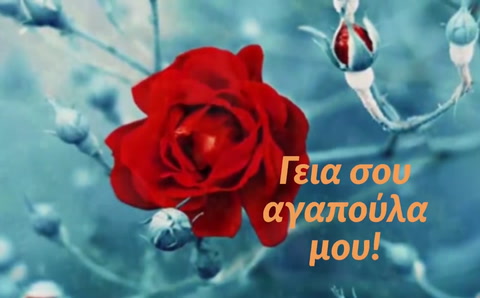 Γεια σου αγαπούλα μου!